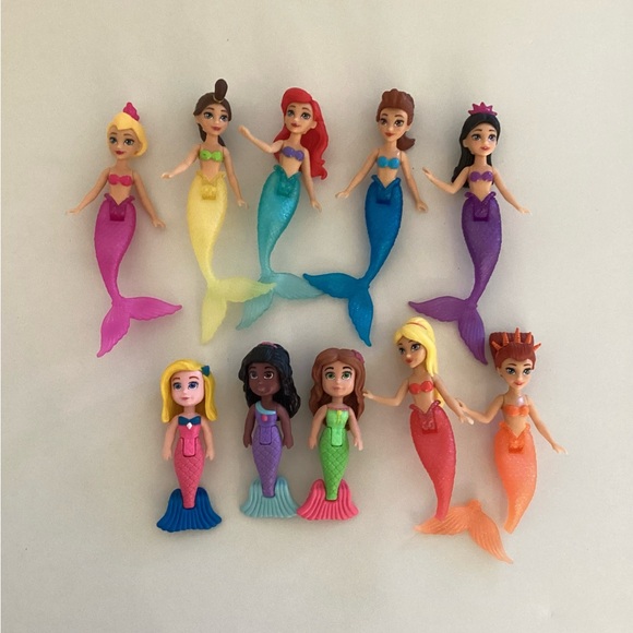 Disney | Toys | Disney Princess Ariel Sisters Storybook Set 3 Polly ...